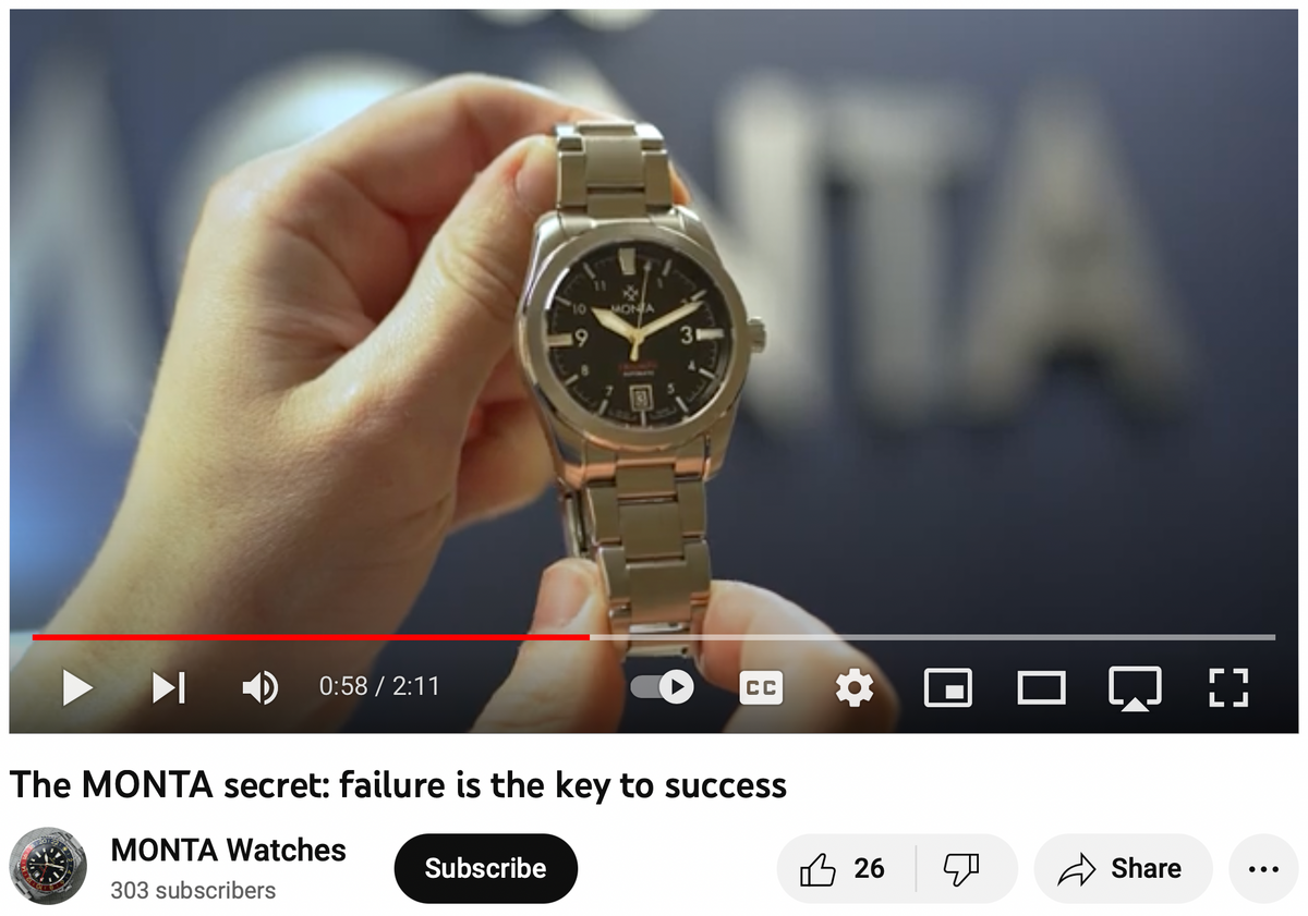 The Story Of How MONTA Became A True Watch Brand – MONTA Watch