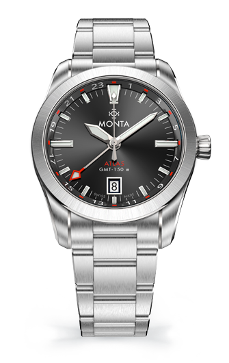 Monta Atlas, Charcoal Dial – MONTA Watch